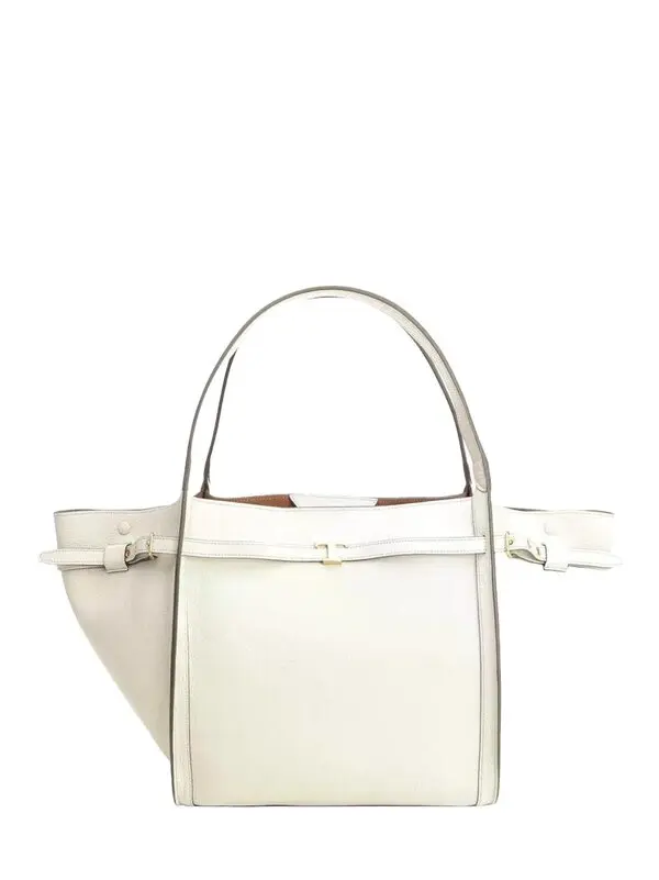 TOD'S Leather Tote Bag - White