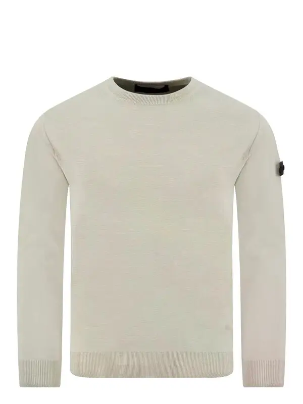 Peuterey Crewneck Long-sleeve Sweater - Neutrals