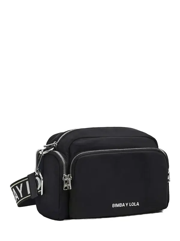 Bimba Y Lola Multiple-pocket Crossbody Bag - Black
