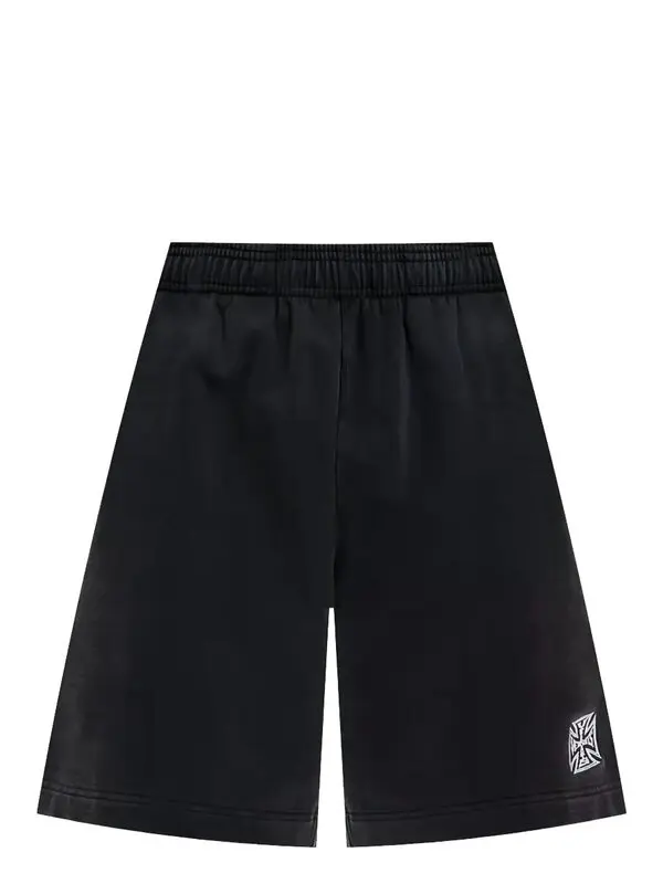Vetements Embroidered Shorts - Black