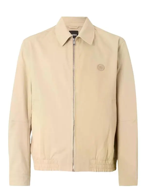 BOSS Zip-up Shirt Jacket - Neutrals