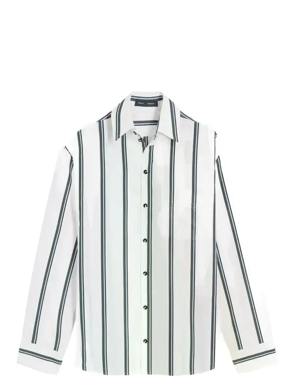Proenza Schouler Alia Striped Shirt - White