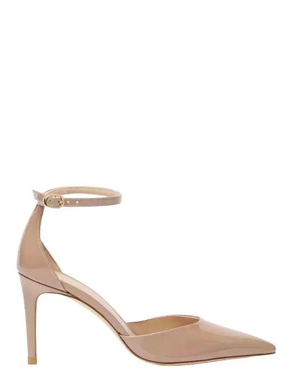 STUART WEITZMAN Ankle Strap Stiletto Pumps - Neutrals