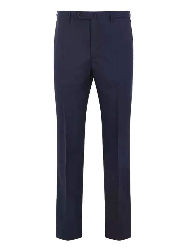 Incotex Virgin Wool Trousers - Blue