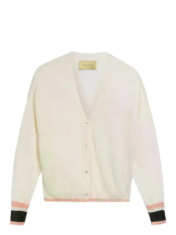 Momoni Dropped-shoulder Cardigan - Neutrals