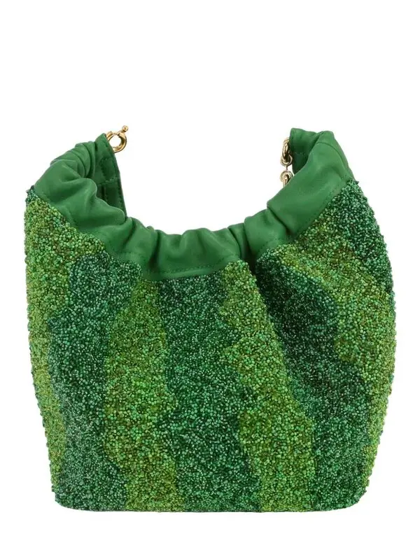 Loewe Mini Beaded Handbag - Green