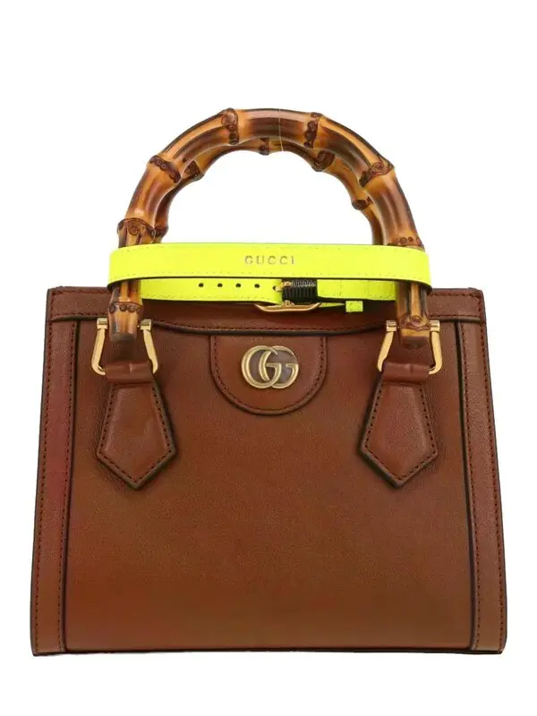 Gucci 2020s Small Diana Leather Shoulder Bag - Brown