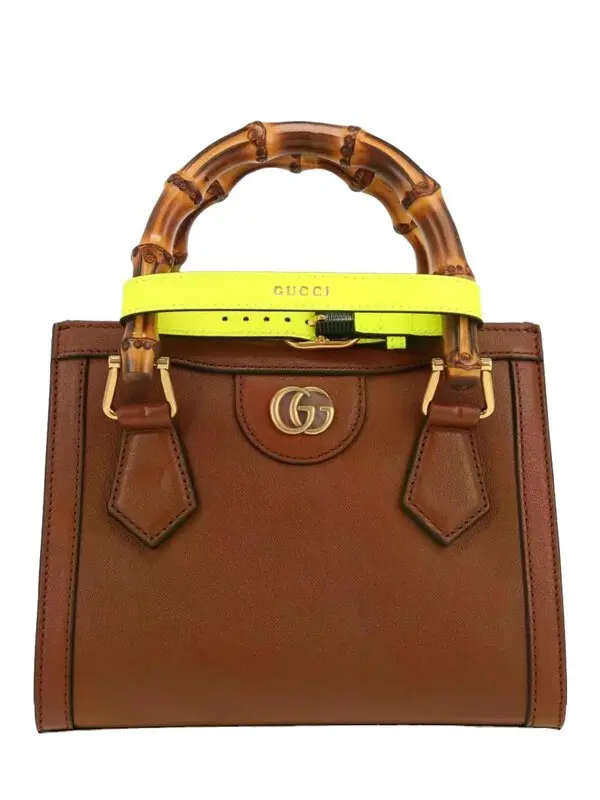 Gucci 2020s Small Diana Leather Shoulder Bag - Brown