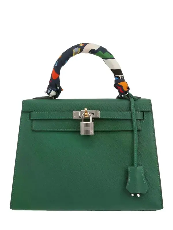 Hermès 2024 Epsom Leather Handbag - Green