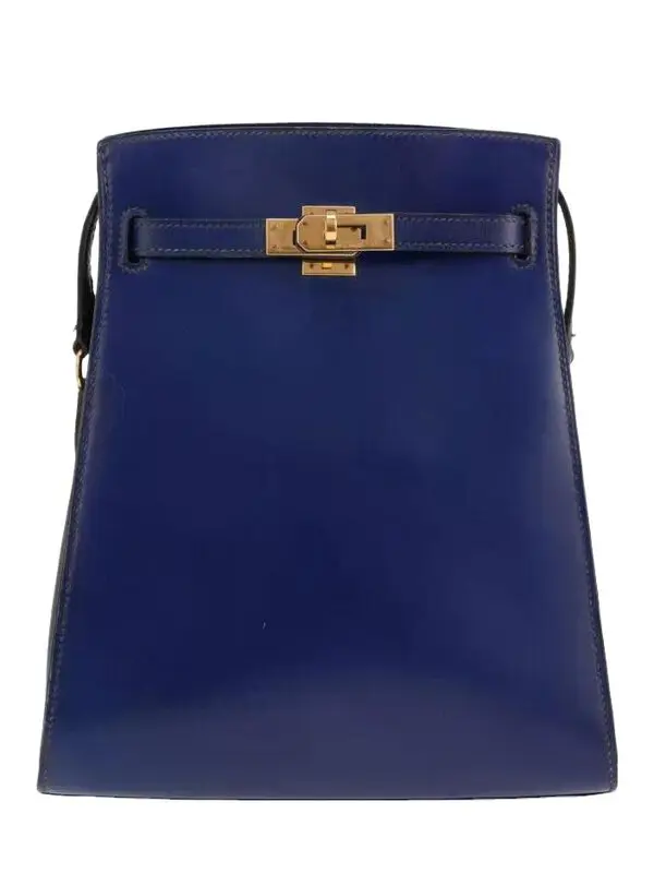 Hermès 1989 Adjustable Strap Shoulder Bag - Blue