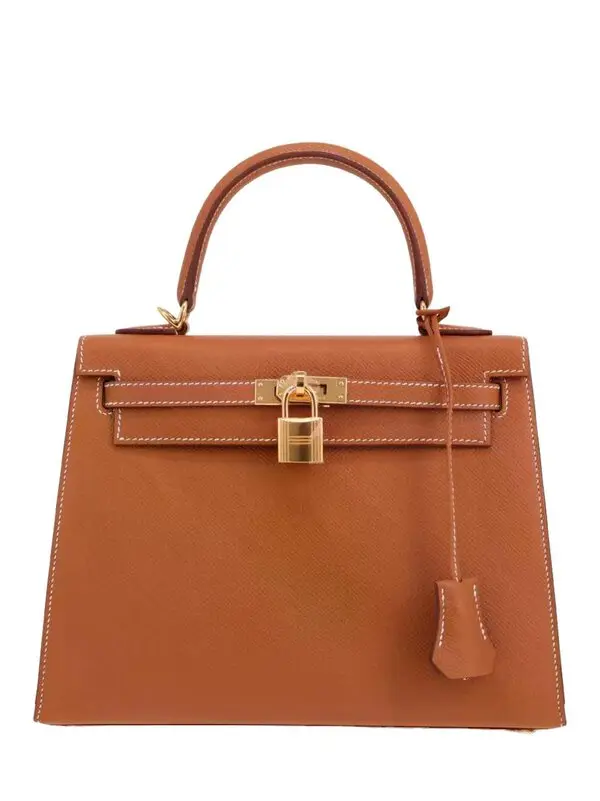 Hermès 2026 Epsom Leather Handbag - Brown