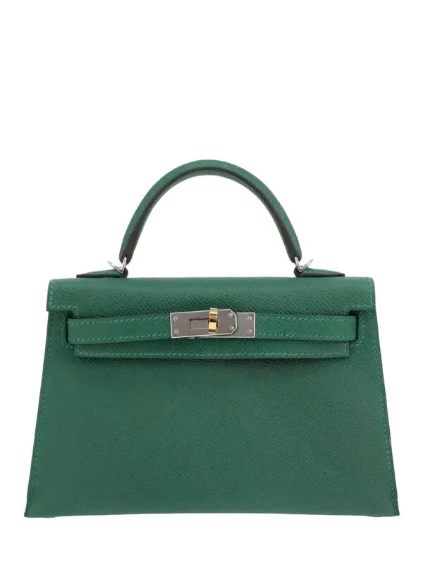 Hermès Kelly Leather Shoulder Bag - Green