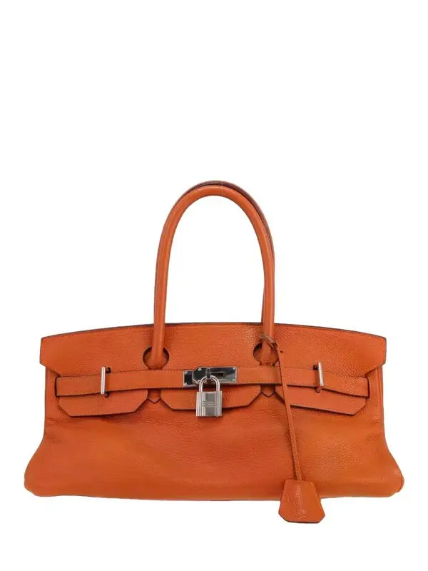 Hermès 2004 Birkin Leather Shoulder Bag - Orange