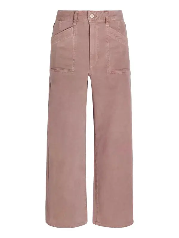 Paige Anessa Straight-leg Jeans - Pink