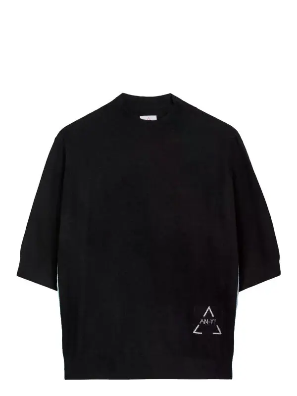 AN-Y1 Crew Neck Top - Black
