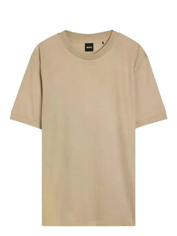 BOSS Crew-neck T-shirt - Neutrals