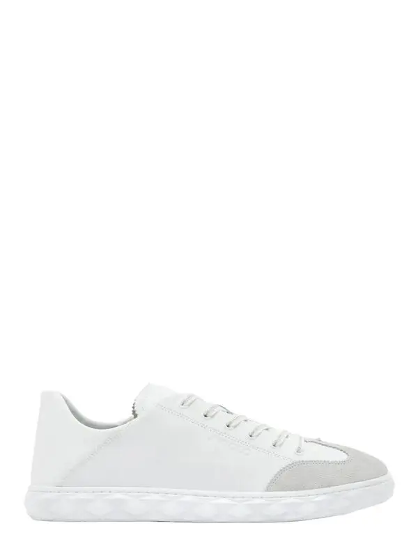JIMMY CHOO Diamond Flex Lace-up Sneakers - White