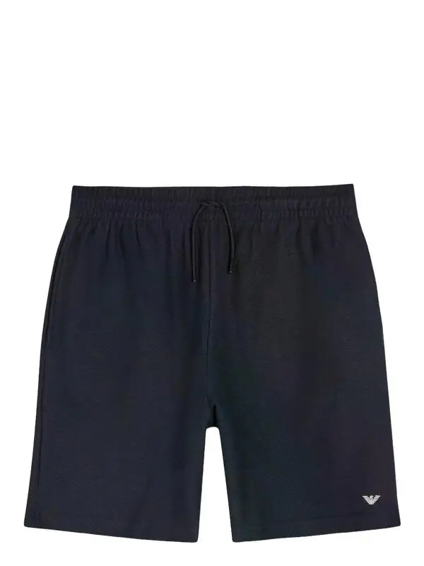 Emporio Armani Drawstring Shorts - Blue