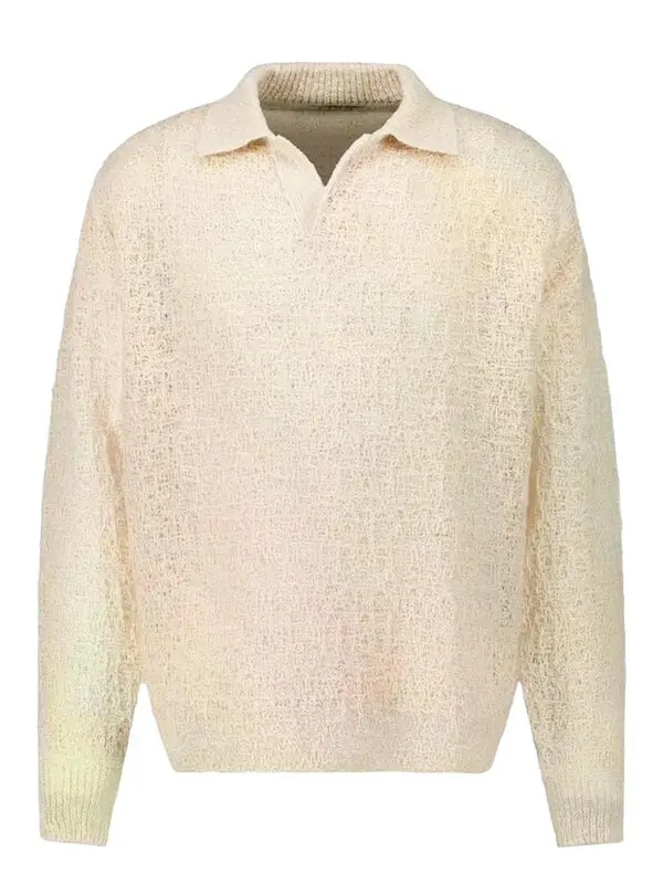 COOR Crochet Collar Sweater - Neutrals