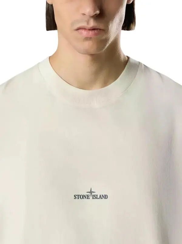 Stone Island 2100002 Combed Organic Cotton Jersey - Neutrals