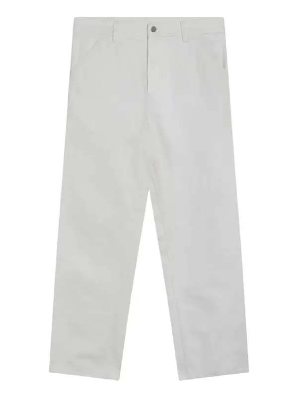 Carhartt Work In Progress Cotton Trousers - White