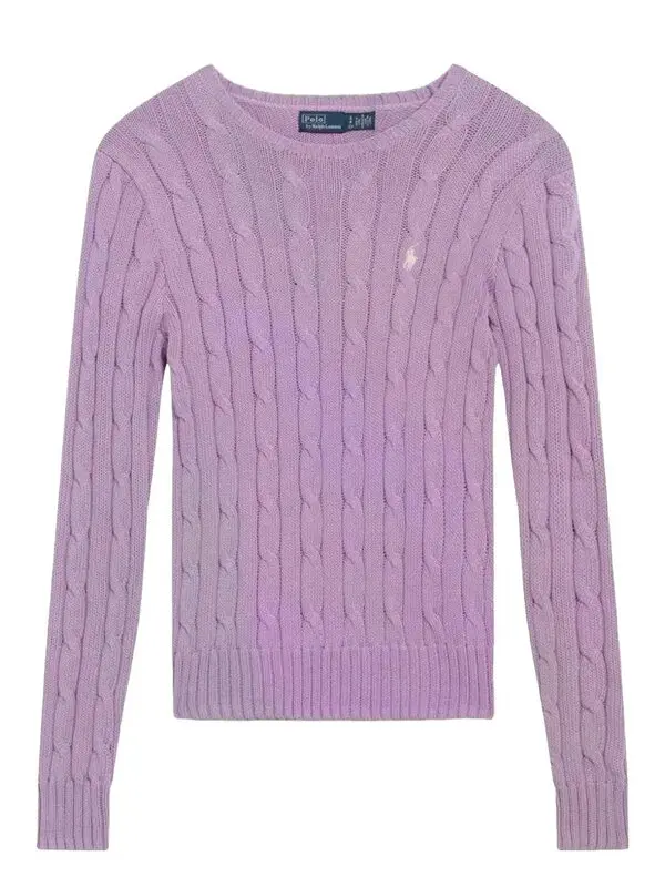 Polo Ralph Lauren Long-sleeve Cable-knit Jumper - Purple