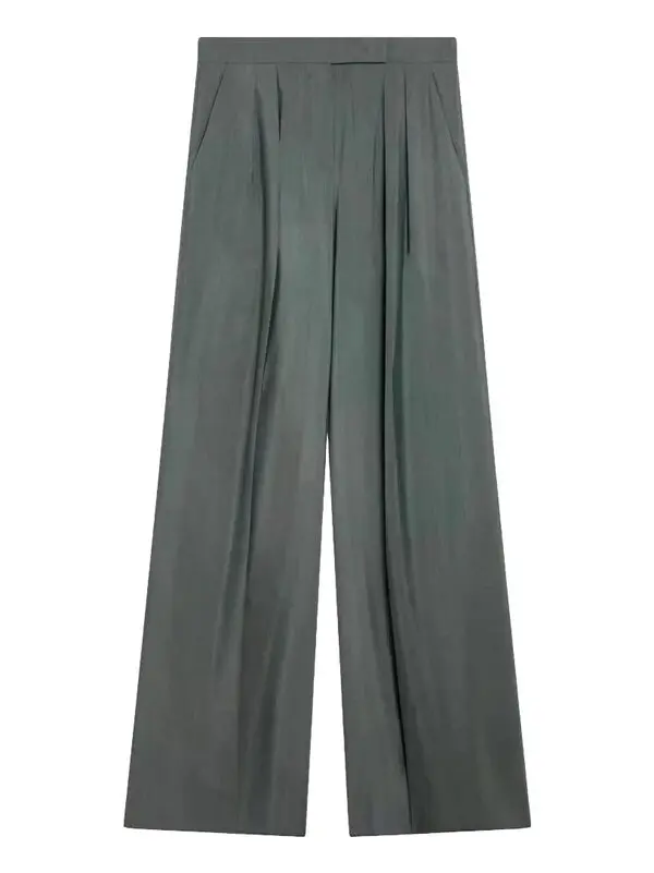 Max Mara Pleated Trousers - Green