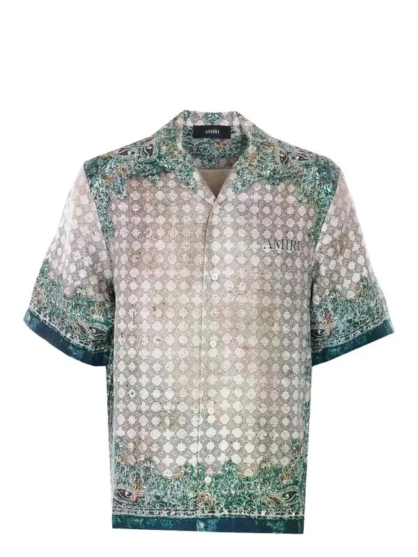 Amiri Bandana-print Shirt - Neutrals