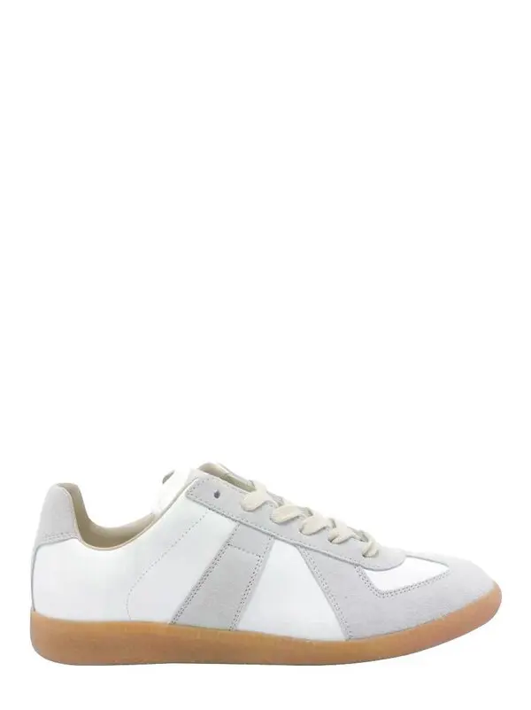 MAISON MARGIELA Replica Leather Sneakers - White