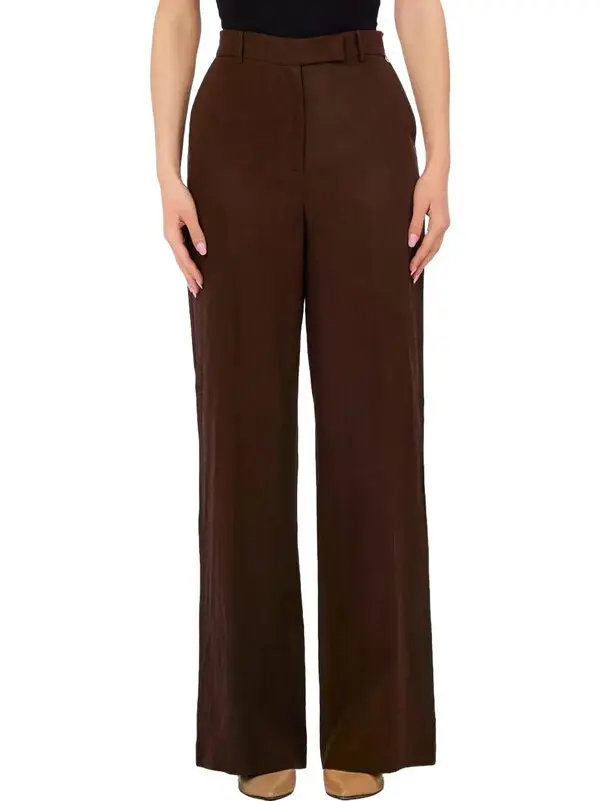 Liu Jo High-waisted Trousers - Brown