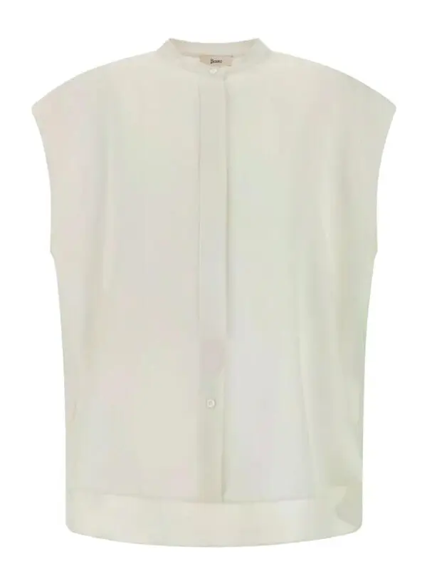 Herno Flap-sleeve Shirt - Neutrals