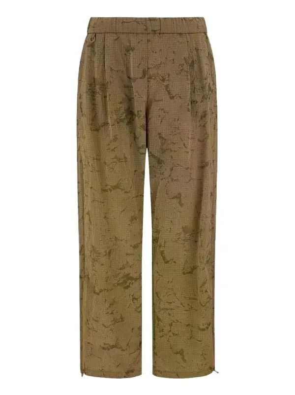 Herno Jacquard Trousers - Brown