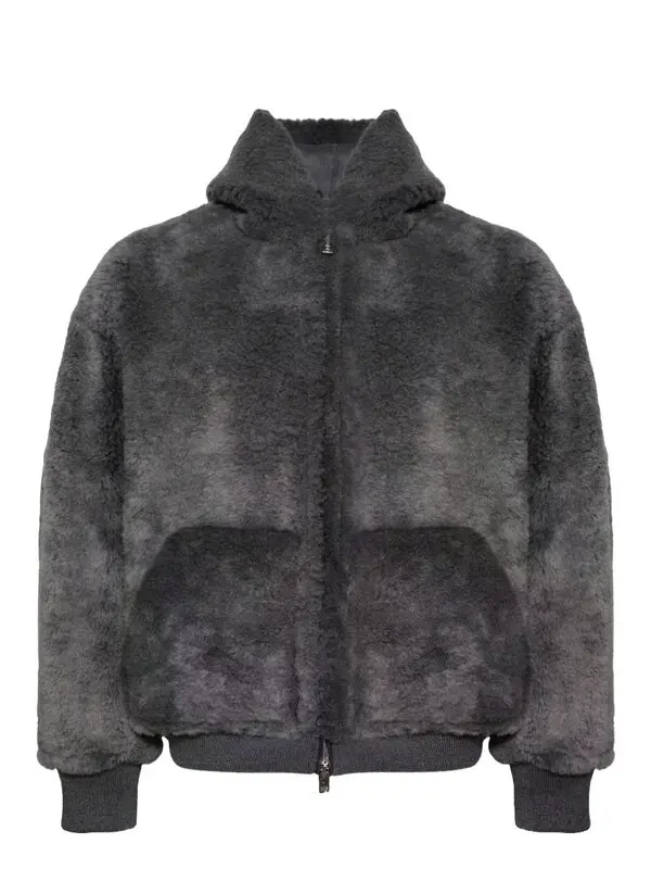 Alexander Wang Shearling Jacket - Grey
