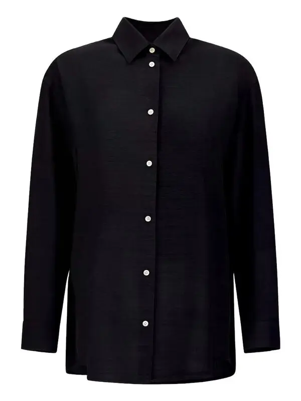 Herno Textured Shirt - Black
