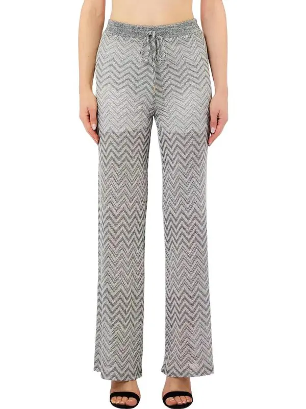 Liu Jo Drawstring Trousers - Silver