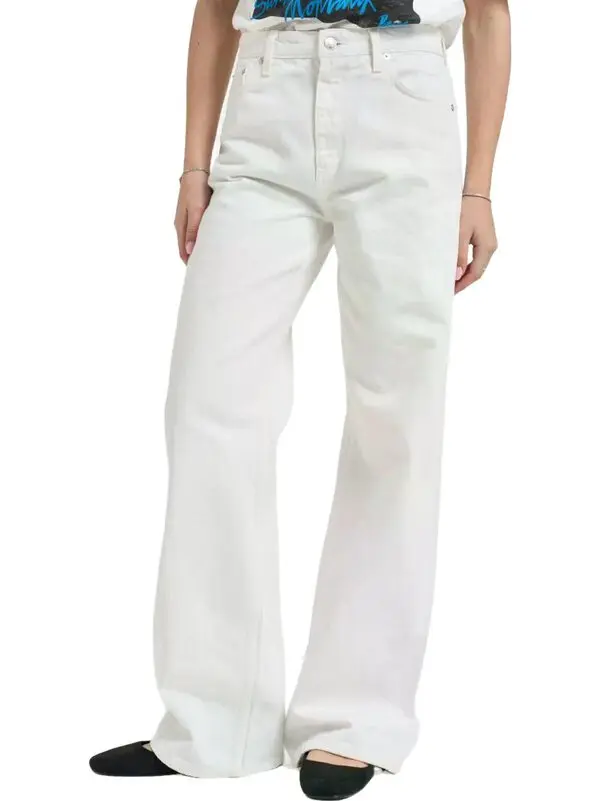 ROY ROGER'S Wide-leg Jeans - White