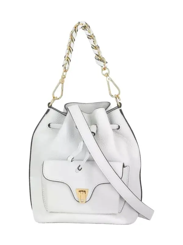 COCCINELLE Beat Generation Bucket Bag - White