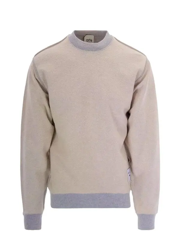 ARTE ANTWERP Crew-neck Sweatshirt - Neutrals