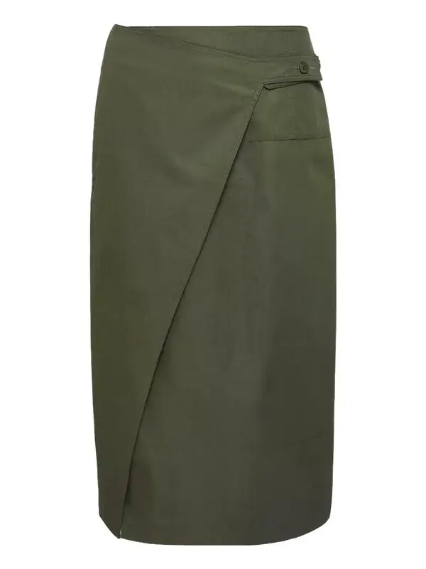 CLUB21 Camille Midi Skirt - Green