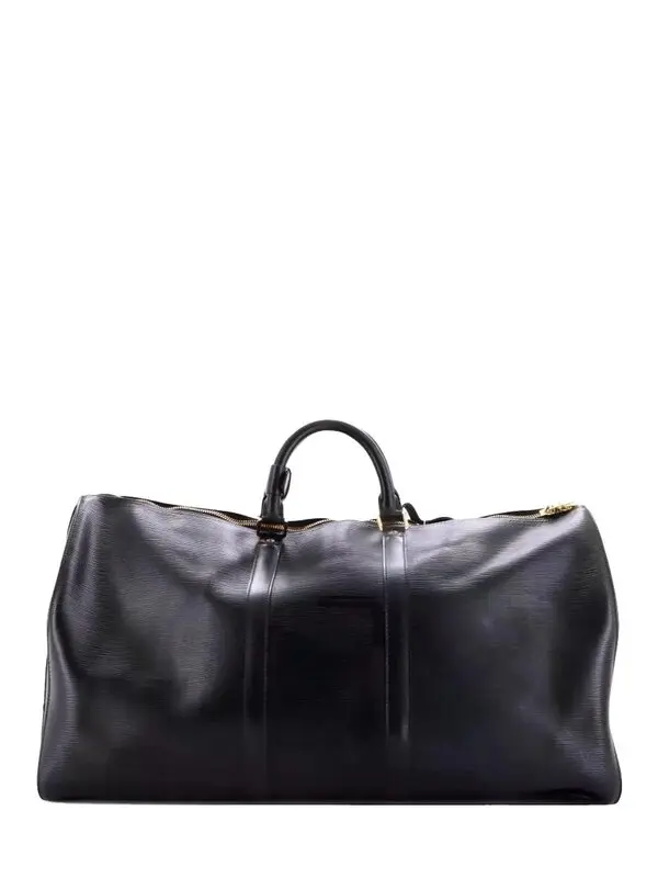 LOUIS VUITTON Keepall 55 Travel Bag Epi Leather - Black