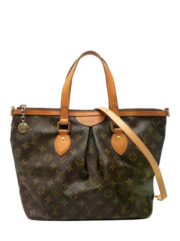LOUIS VUITTON 2009 Monogram Palermo Pm Satchel - Brown