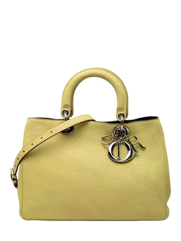Dior 2013 Medium Diorissimo Satchel - Yellow