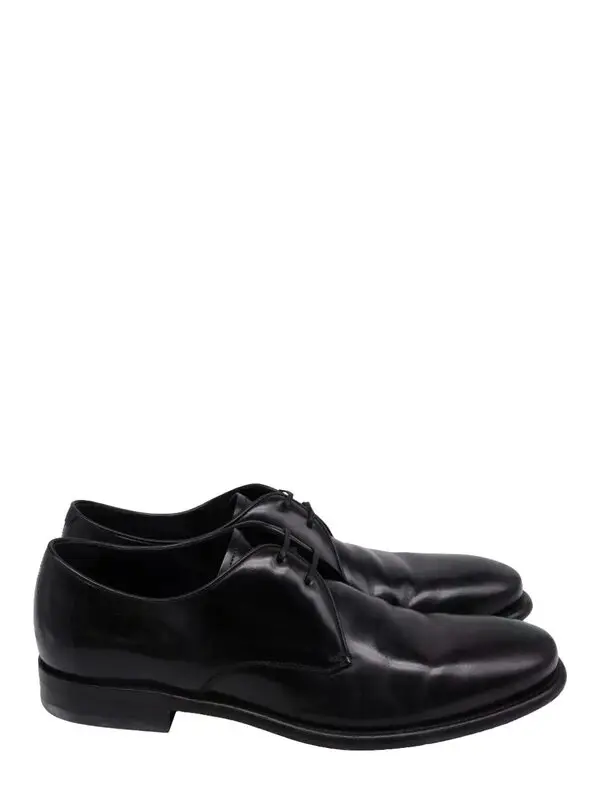 FERRAGAMO Stefano Derby Shoes - Black