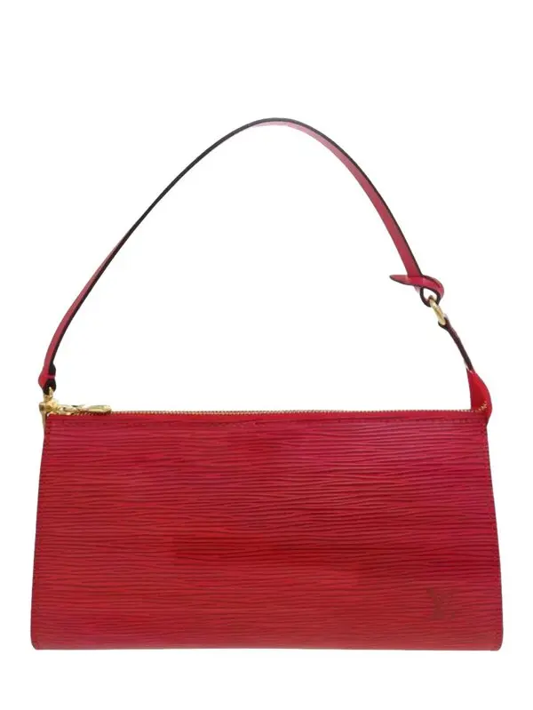 LOUIS VUITTON 2002 Epi Pochette Accessoires Shoulder Bag - Red