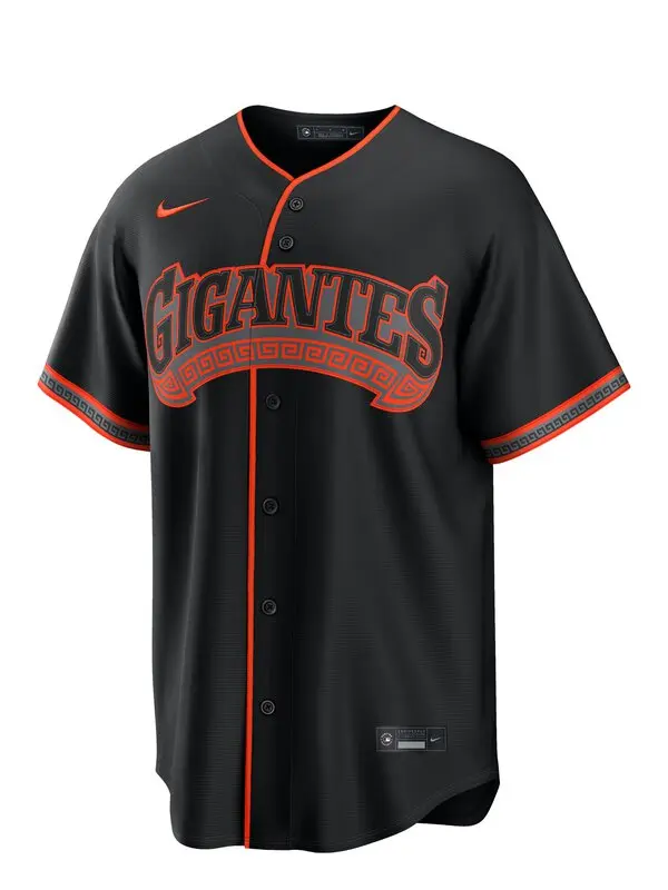 Nike Rafael Devers San Francisco Giants Mlb Replica Jersey - Black