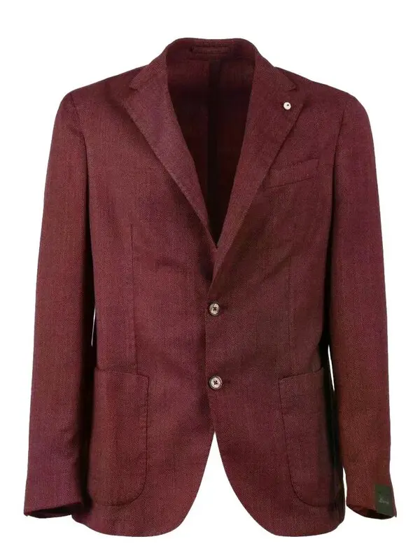 BRANDO Single-breasted Blazer - Red