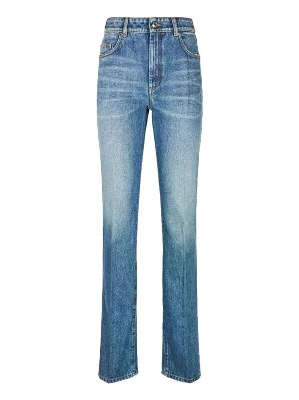 Sportmax Split-back Denim Jeans - Blue