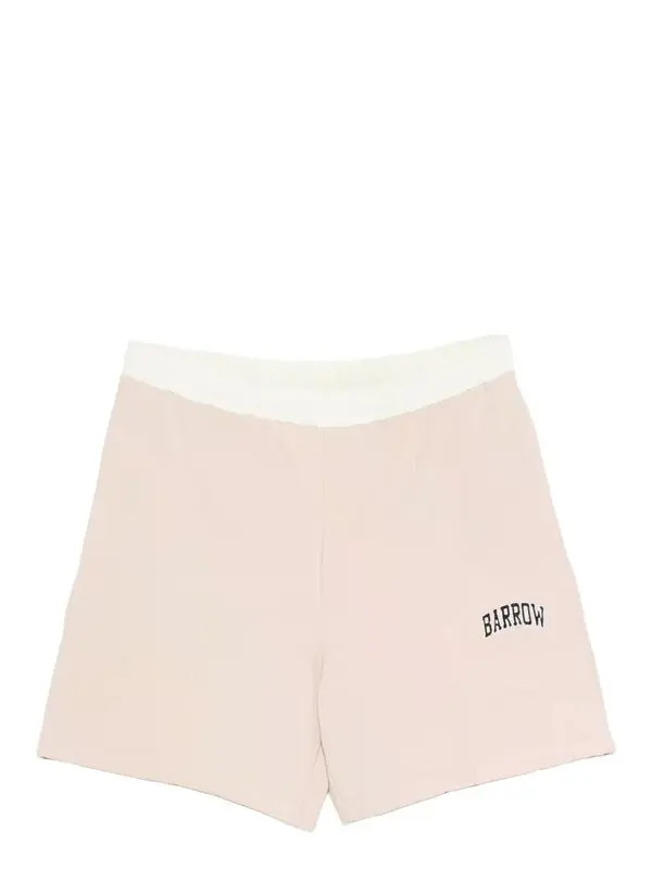 BARROW Ribbed Shorts - Neutrals