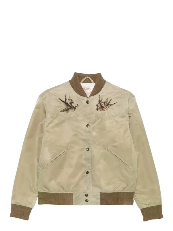 Filson Embroidered Bomber Jacket - Green