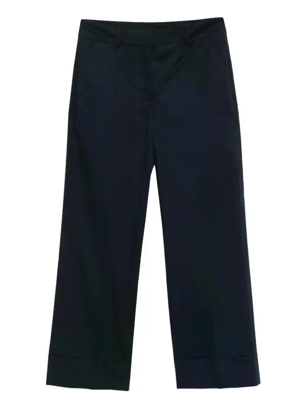 Incotex Arlys Cuffed Trousers - Blue